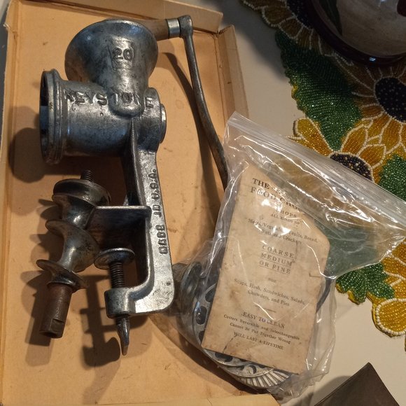 Kitchen | The Keystone Food Chopper An Antique Cast Iron Food Processor ...